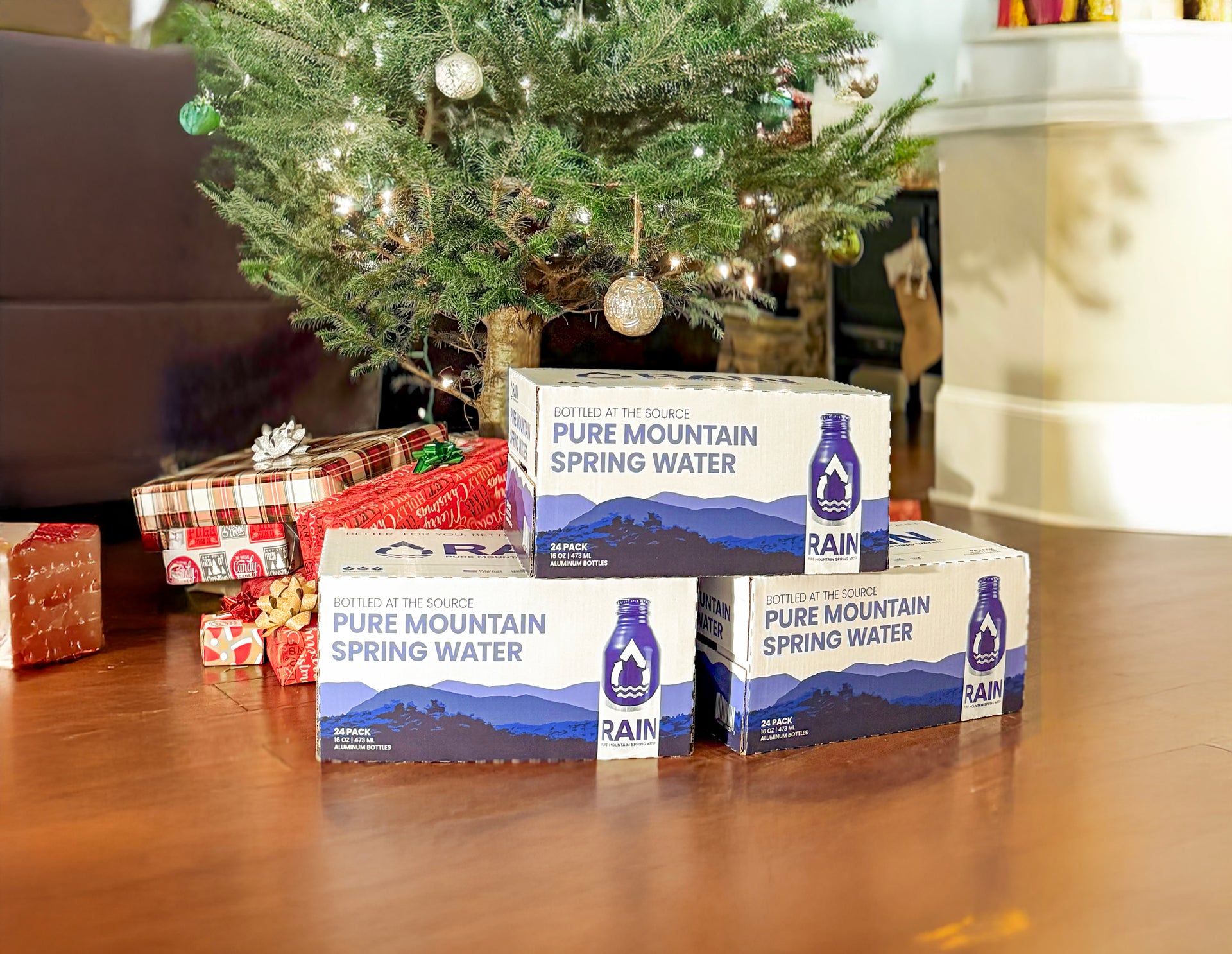 Aluminum Bottled Water | Natural Spring Water | RAIN