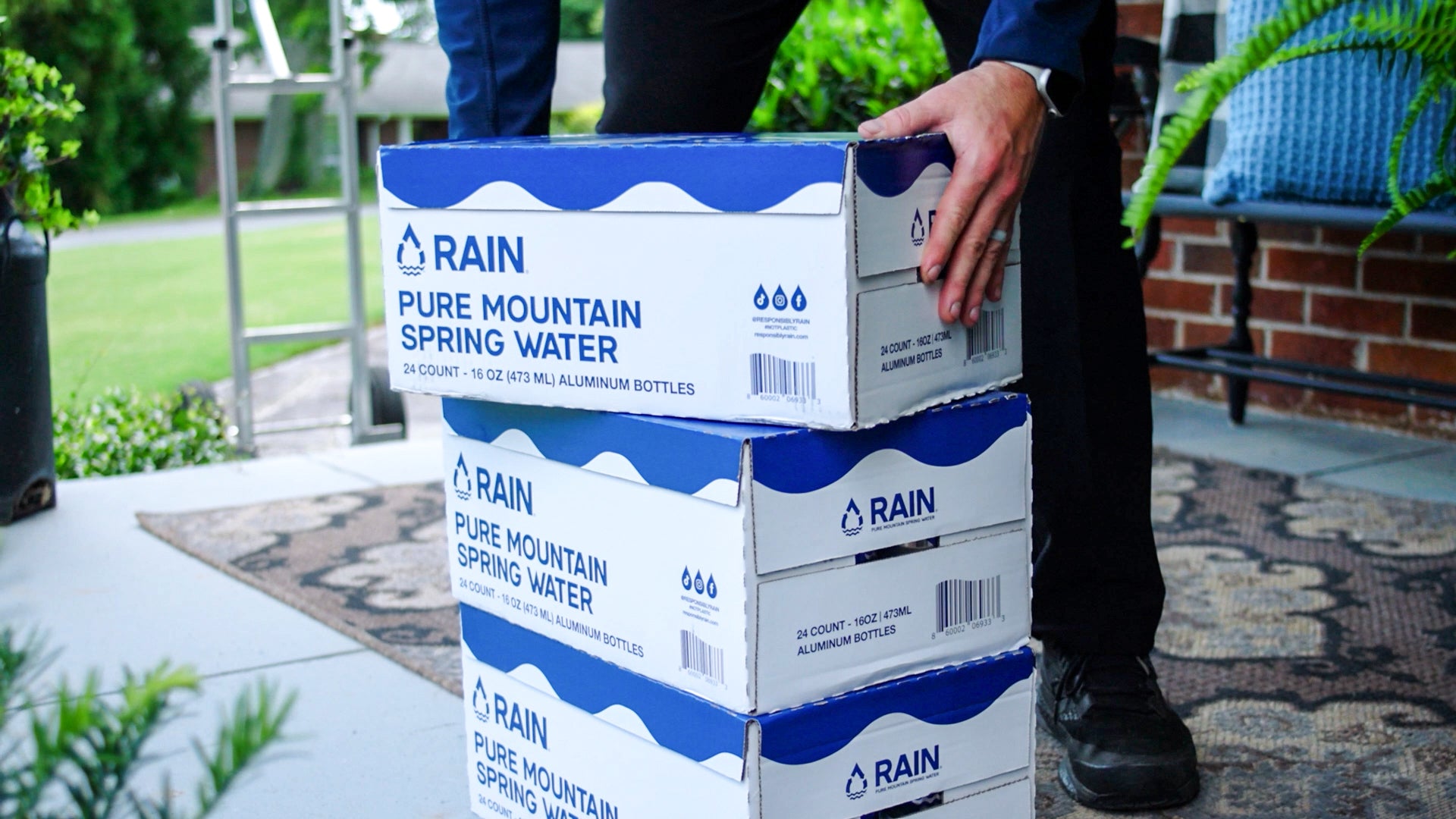 Aluminum Bottled Water | Natural Spring Water | RAIN